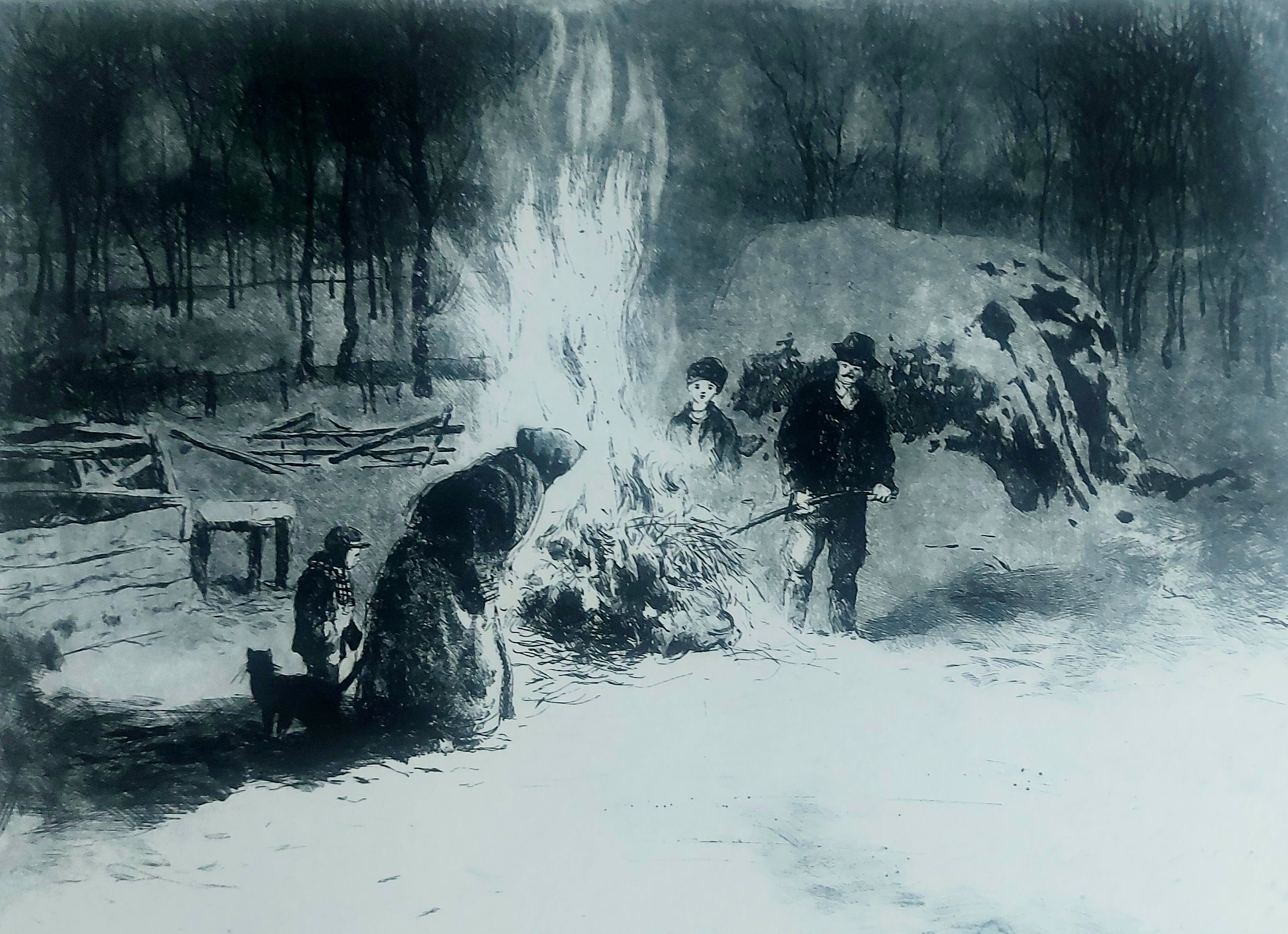 Csergezán Pál - Disznóölés - Koller Galéria